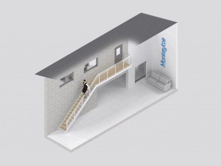 Internal Stair - Monkeytoe New Zealand